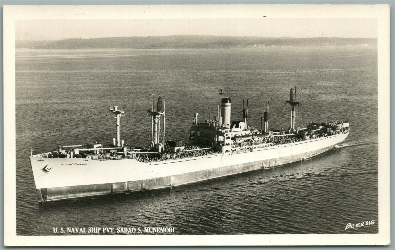 Military Ship USS Boyd Vintage Real Photo Postcard Rppc | Topics ...