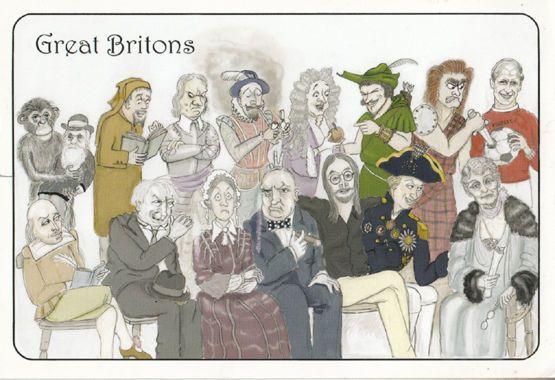 Great Britons Fancy Dress Costume Satirical Tourist Shop Comic Humour ...