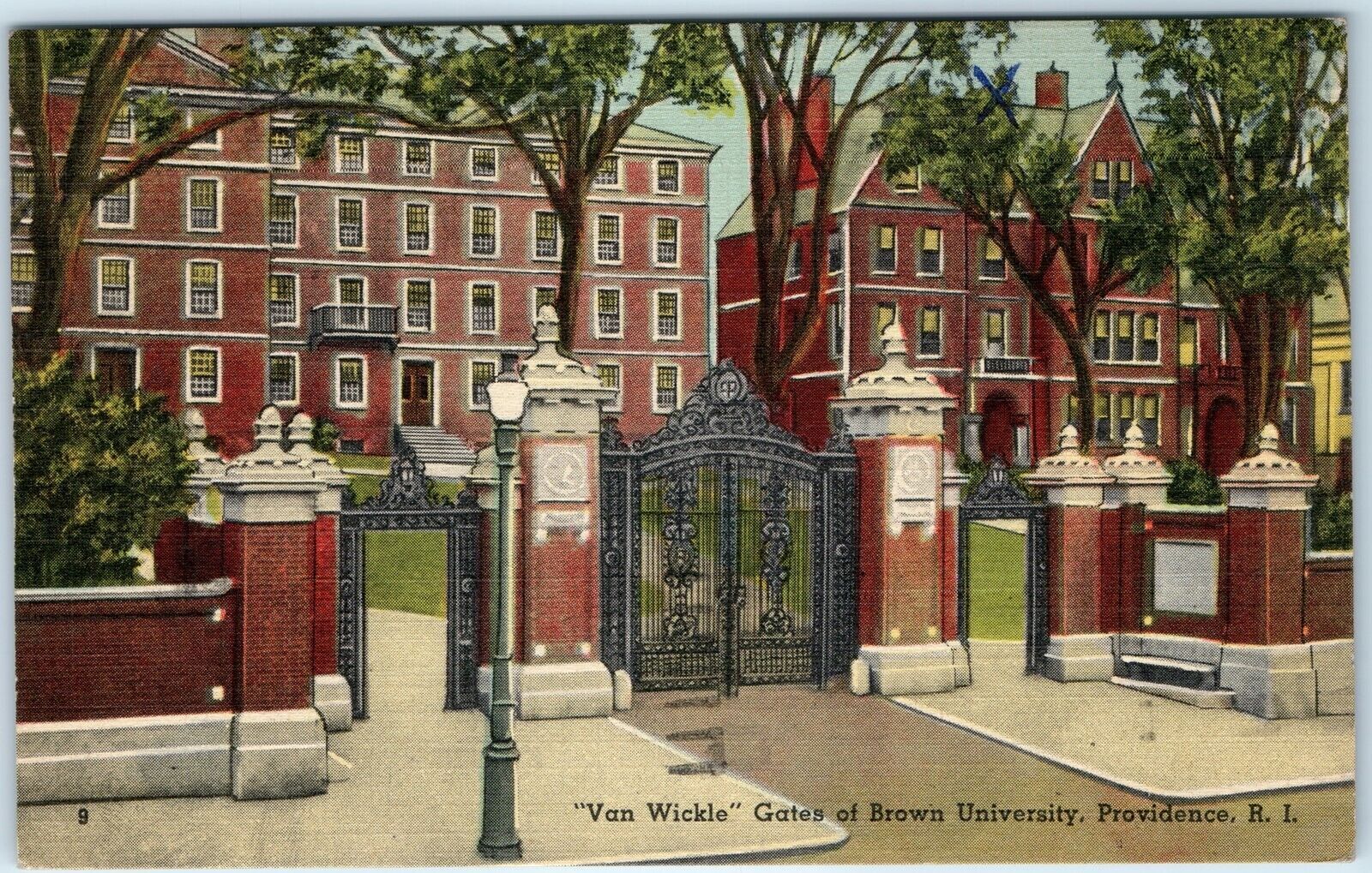 1943 Provincetown, RI Van Wickle Gate Brown University WWII Soldiers ...
