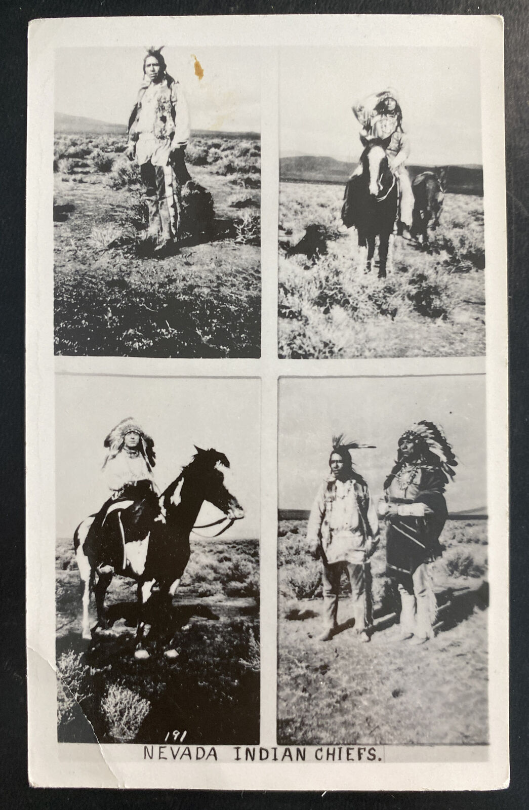 Mint USA RPPC Real Picture Postcard Native American Nevada Indian ...