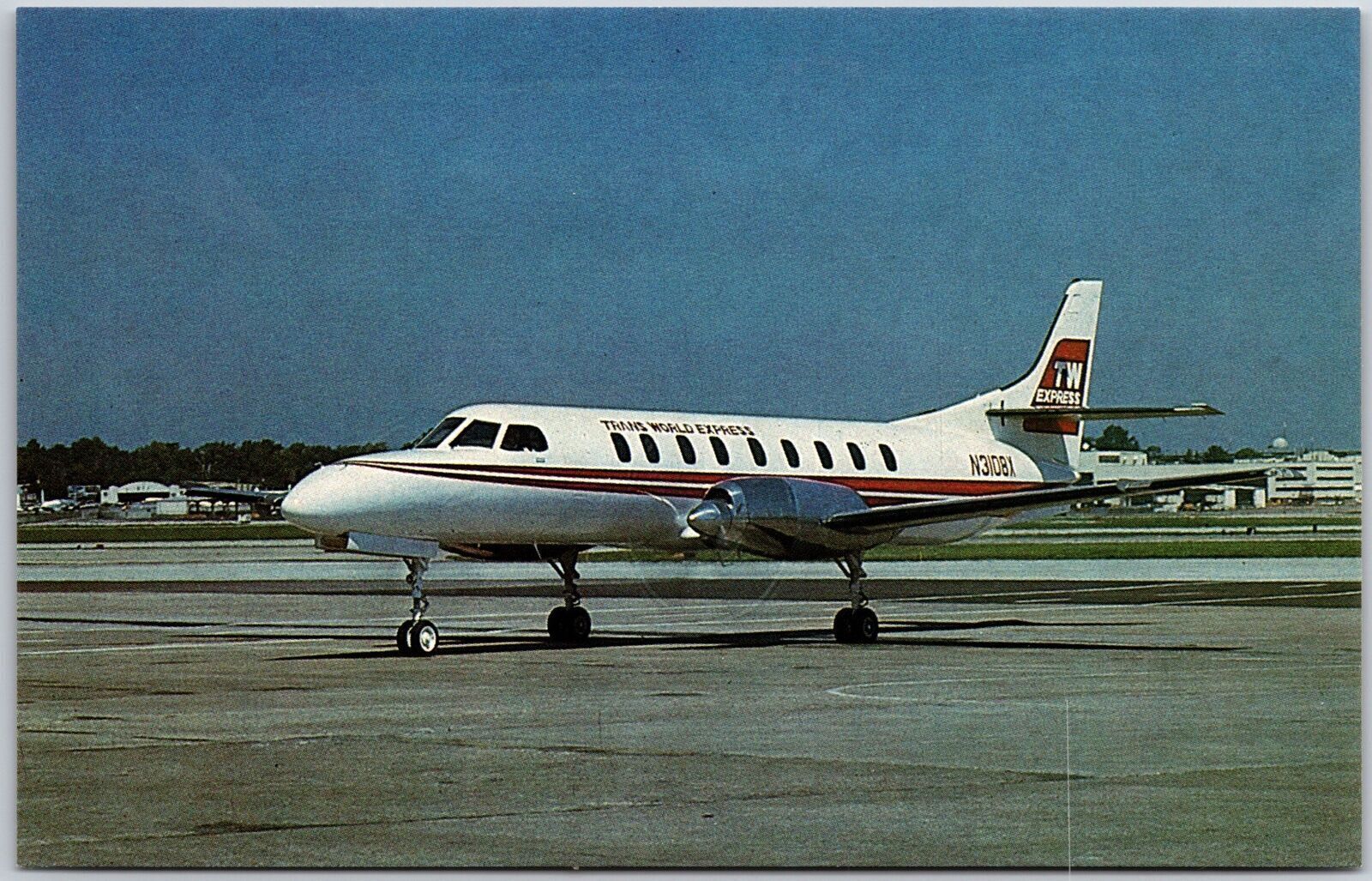 Airplane TWE-TRANS World Express Fairchild Swearingen Metro St. Louis ...