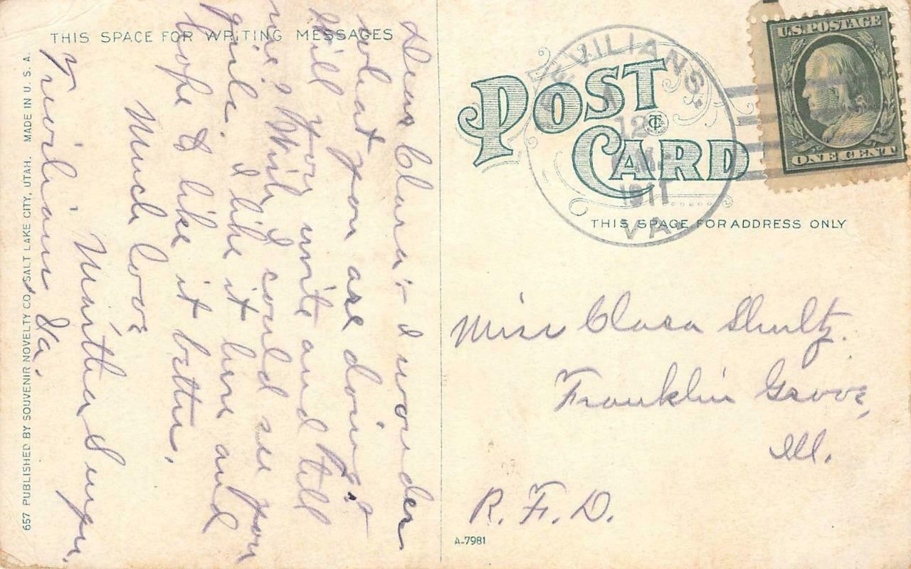 THE MILNER DAM Milner, Idaho Snake River 1911 Vintage Postcard | United ...