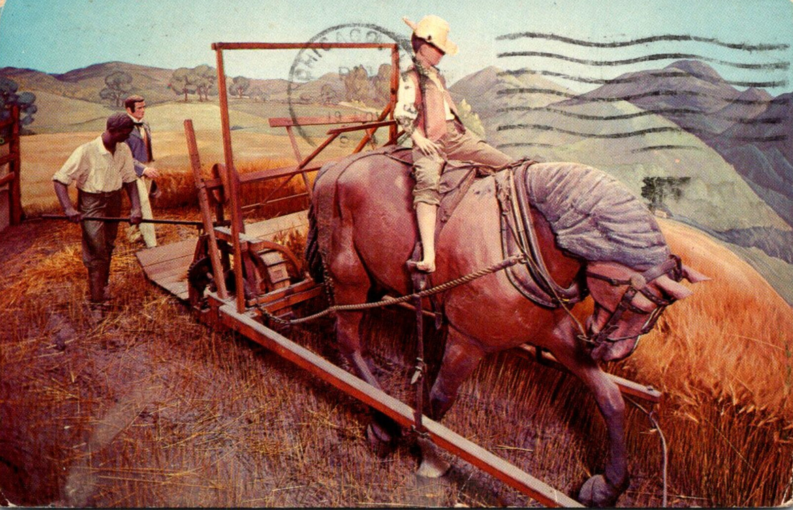 Illinois Chicago Museum Of Science and Industry World's First Reaper ...