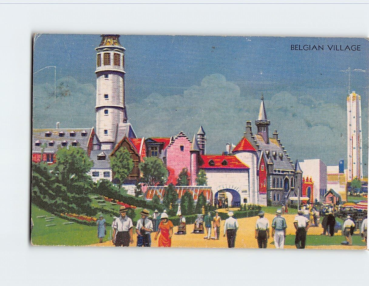 Postcard Belgian Village, A Century Of Progress, Chicago, Illinois ...