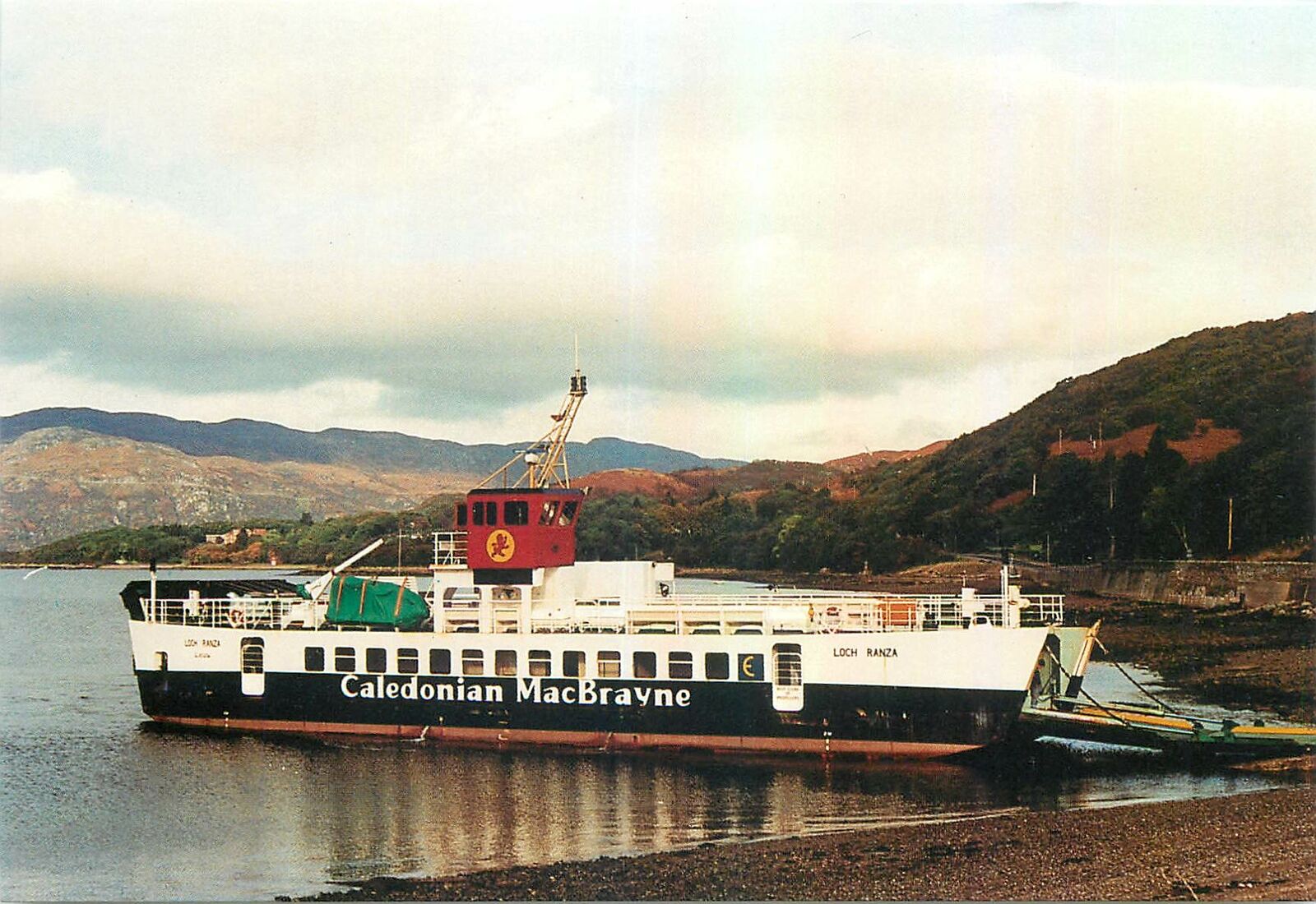 Postcard Transportation Sea Ferries MV loch ranza at colintraive ship ...
