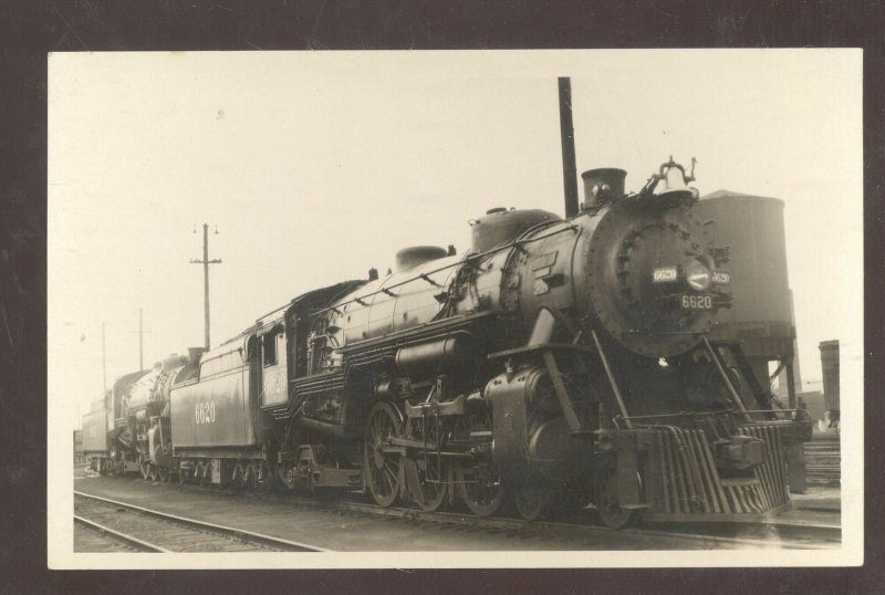 Rppc Kansas City Missouri Pacific Railroad Train Engine Real Photo ...