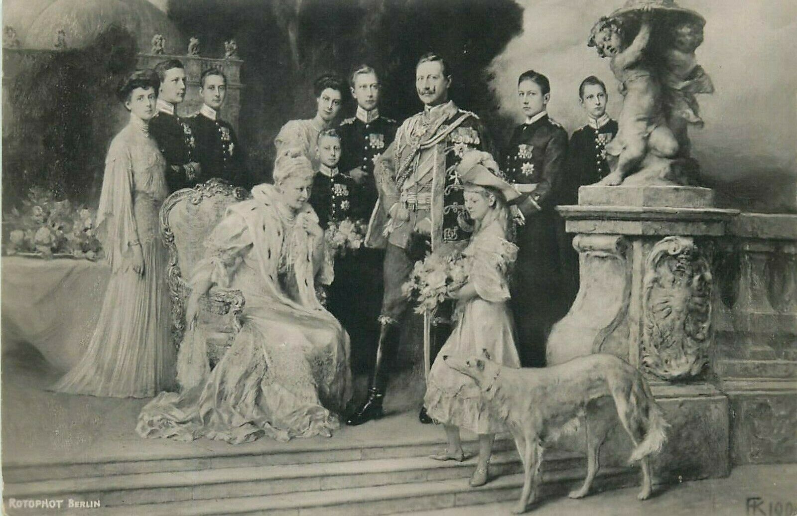 German royal family postcard Rotophot Berlin | Topics - Royal Families ...