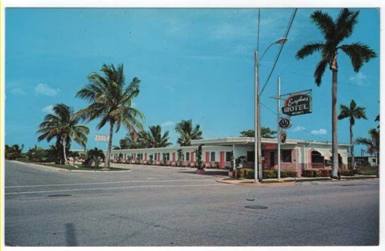 Homestead, Florida, Early View of The Everglades Motel | United States ...