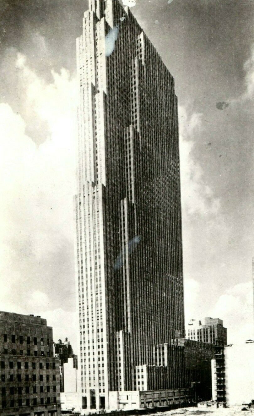 C.1930 RPPC RCA Building Rockefeller Center 853 Feet High, New York ...
