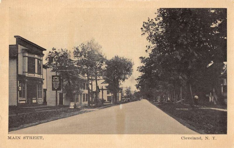 Cleveland New York Main Street Vintage Postcard AA46322 | United States ...
