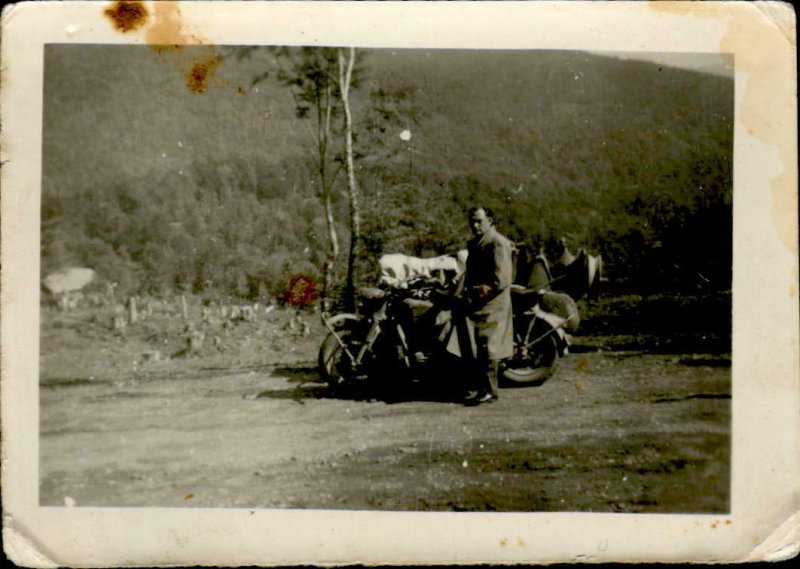 IMV01209 agfa lupex real photo motorcycle moto old car social history ...