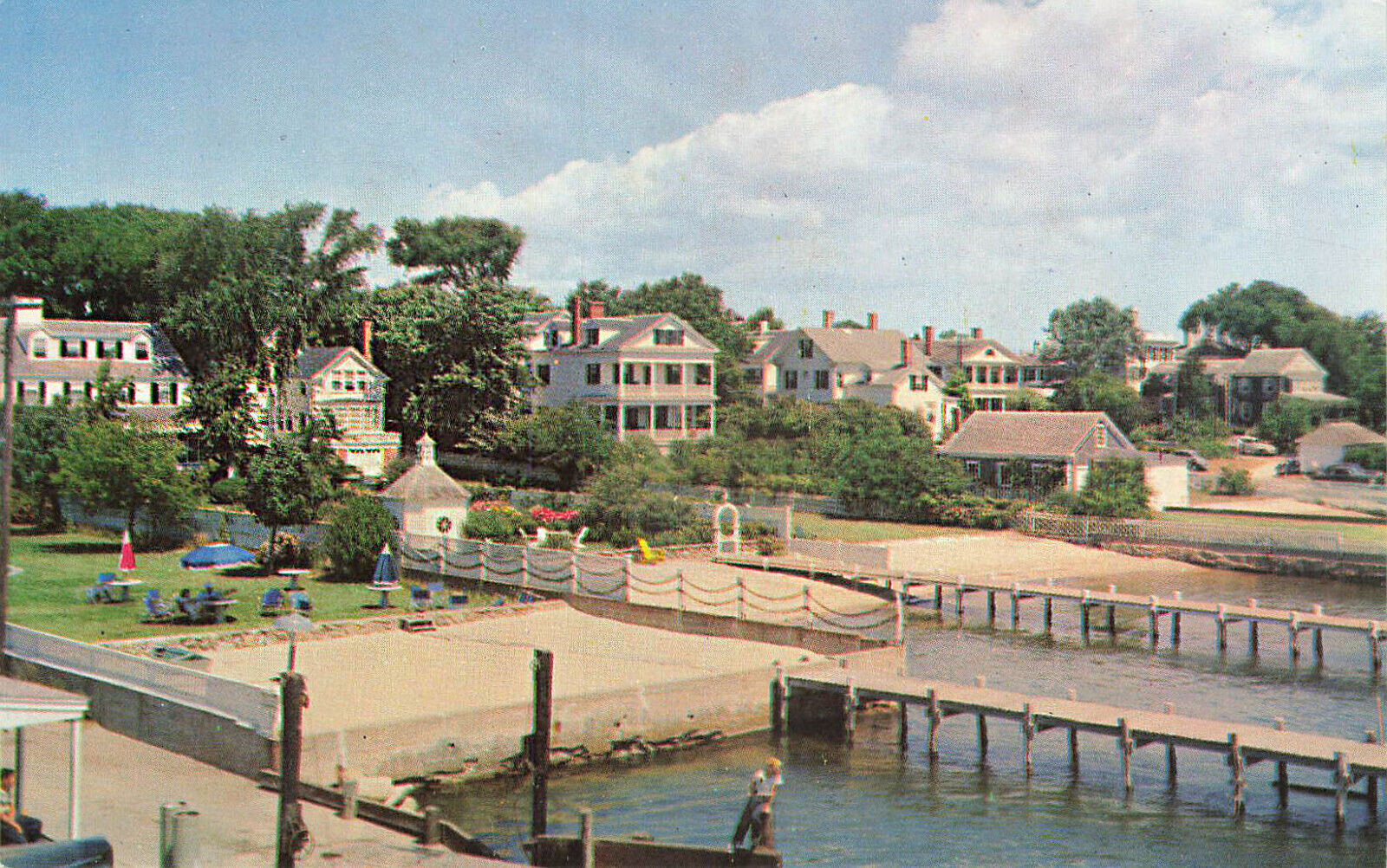 Edgartown Martha's Vineyard Beach & Docks View, Postcard | Other ...