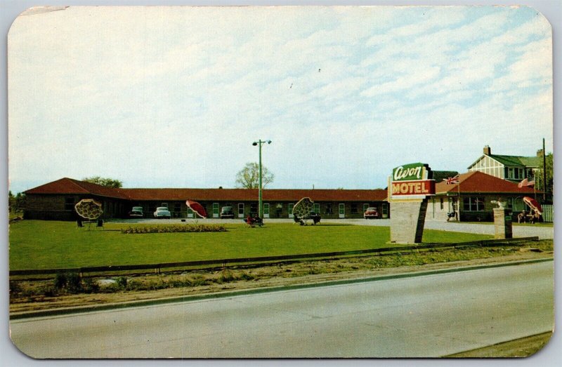 Vtg Toronto Ontario Canada Avon Motel 1950s View Chrome Postcard ...
