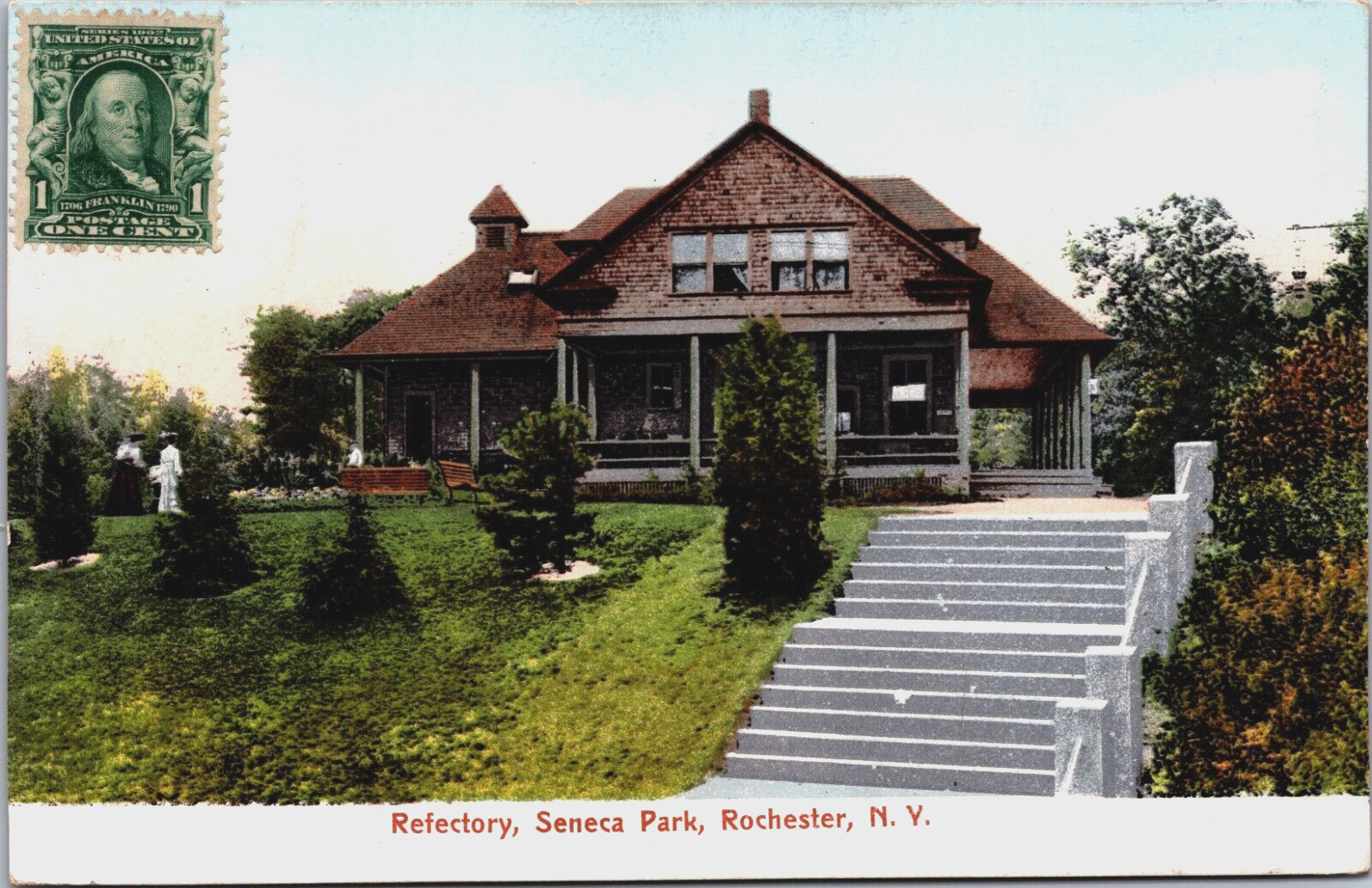 Refectory Seneca Park Rochester New York Vintage Postcard C096 | United ...