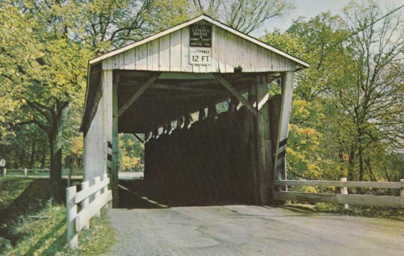 Everett Road Covered Bridge - Boston Township, Summit County, Ohio ...