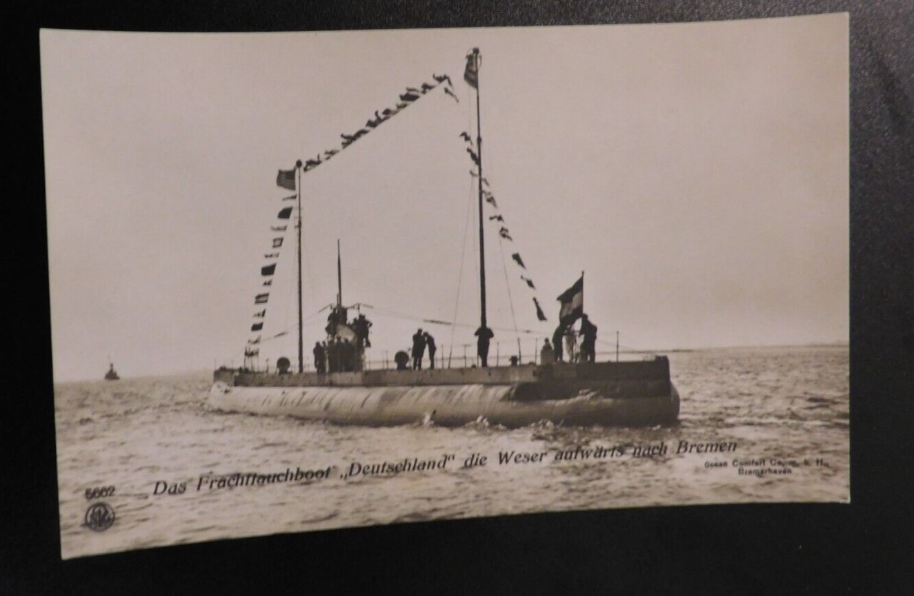 Mint WWI German Navy U Boat Submarine U-151 U Deutschland Blockade ...