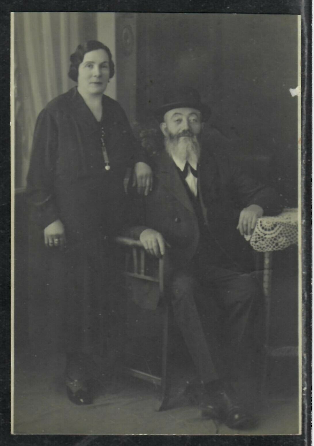 1932 Judaica Photo 8.5x12.5cm - A Jewish couple - juif juive | Topics ...