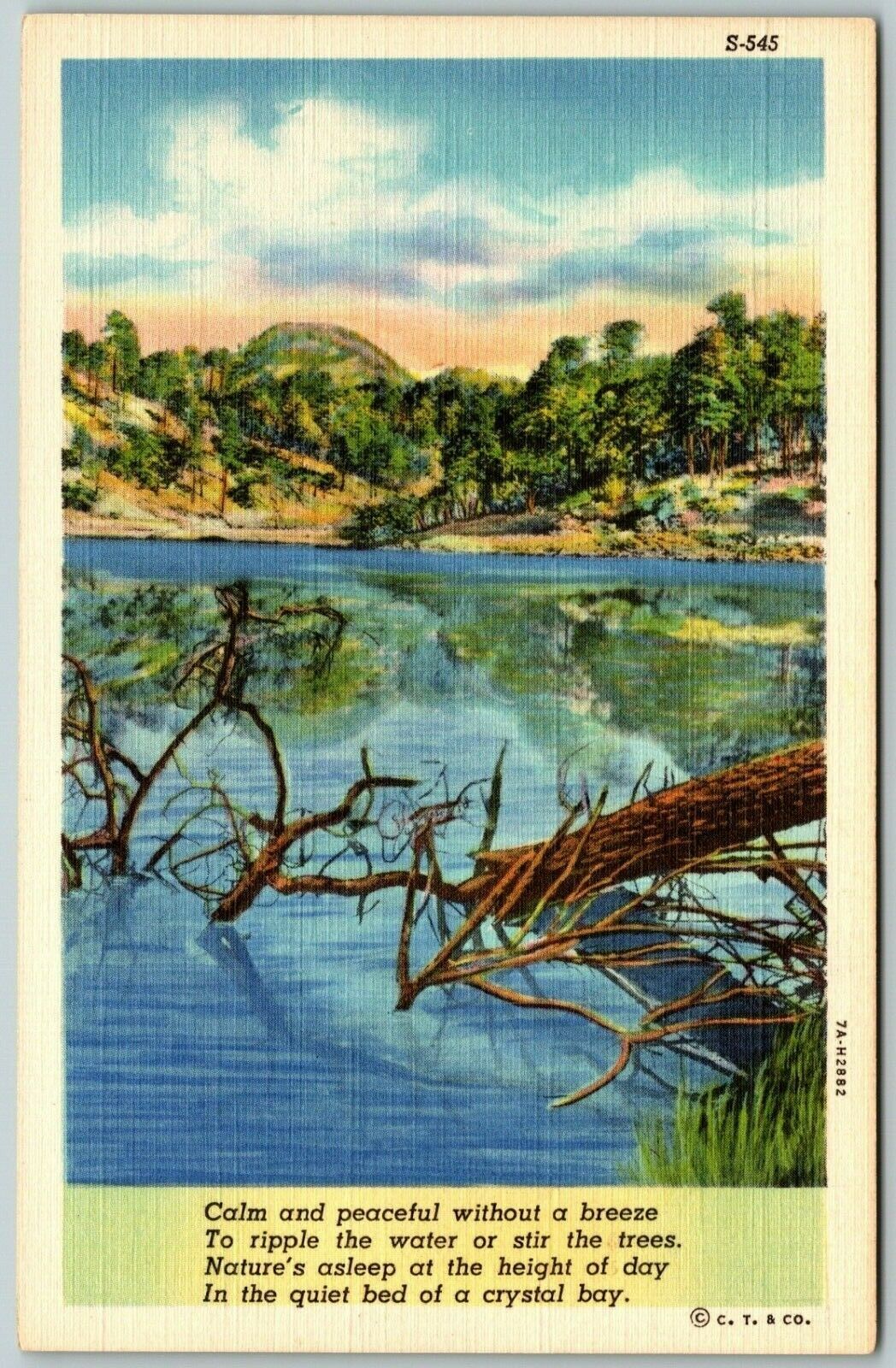 Lake Scene, Poem - Postcard | Other / Unsorted, Postcard / HipPostcard