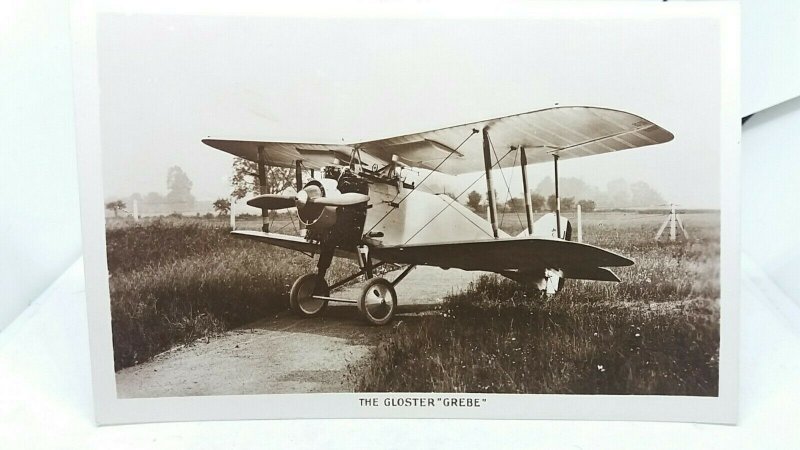 Vintage RP Postcard The Gloster Grebe RAF Aircraft Fighter Plane ...