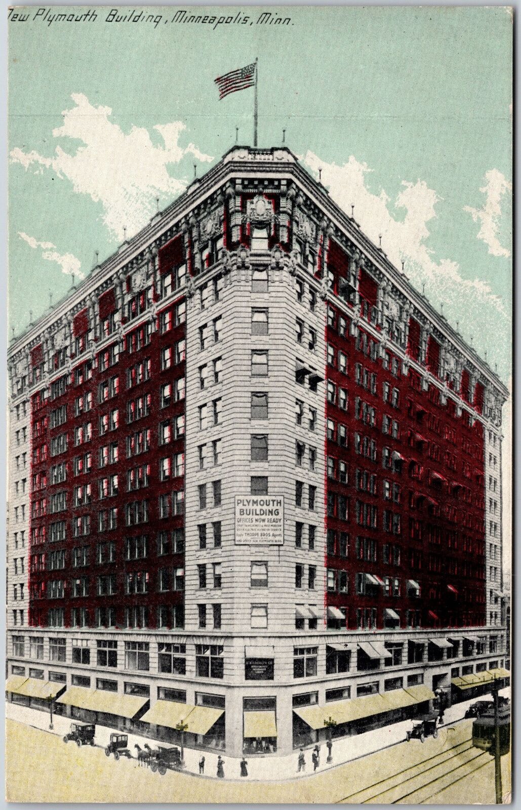 New Plymouth Building Minneapolis Minnesota High-Rise Bldg. Street View ...