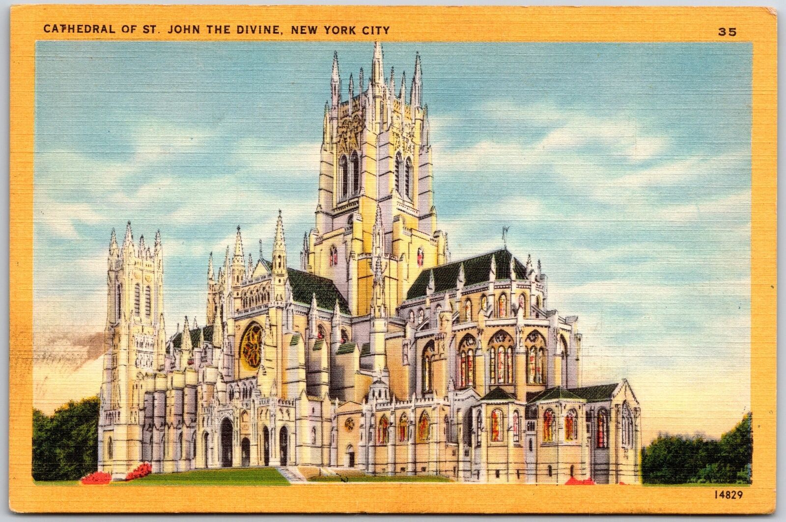 Gothic Cathedral Of Saint John The Divine New York City NY Skyscraper ...