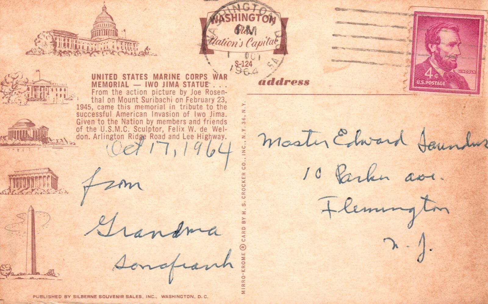 Arlington Virginia, U.S. Marine Corpse War Memorial Iwo Jima Statue ...