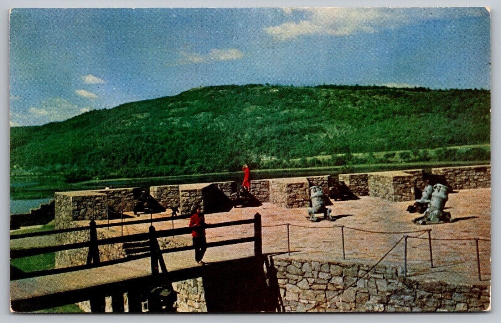 Postcard Fort Ticonderoga New York Mount Defiance British Battery VNG ...