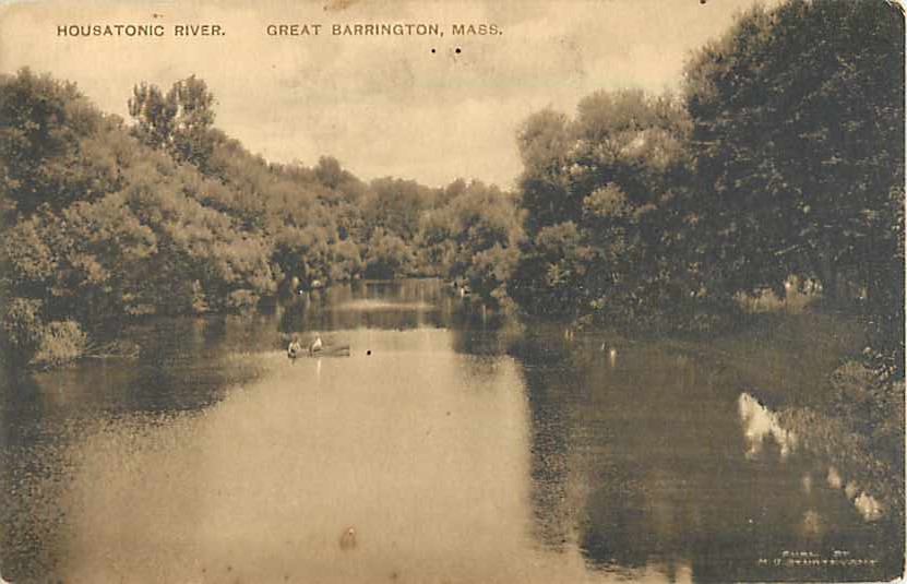 Housatonic River Great Barrington Massachusetts MA 1912 D/B | United ...