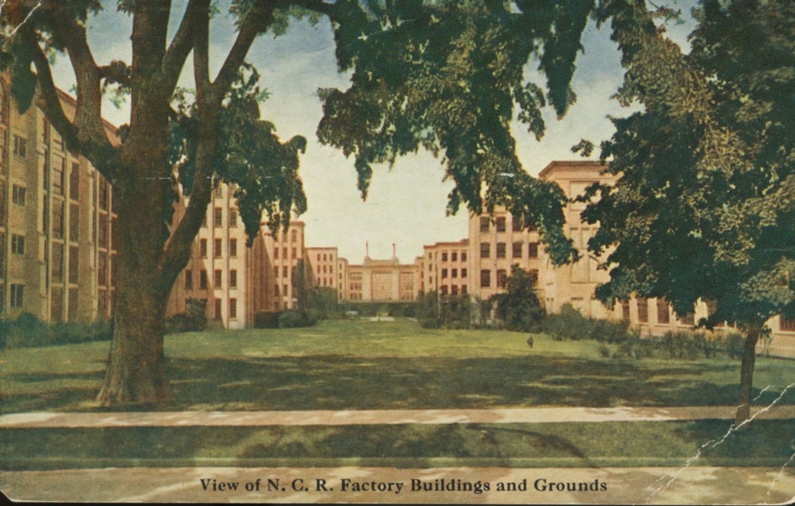 Dayton OH Ohio NCR Factory Building & Grounds National Cash Register ...