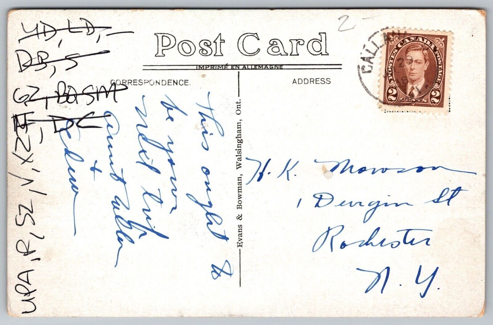 Callander Ontario Canada Five Famous Babies Multi View WB Cancel WOB ...