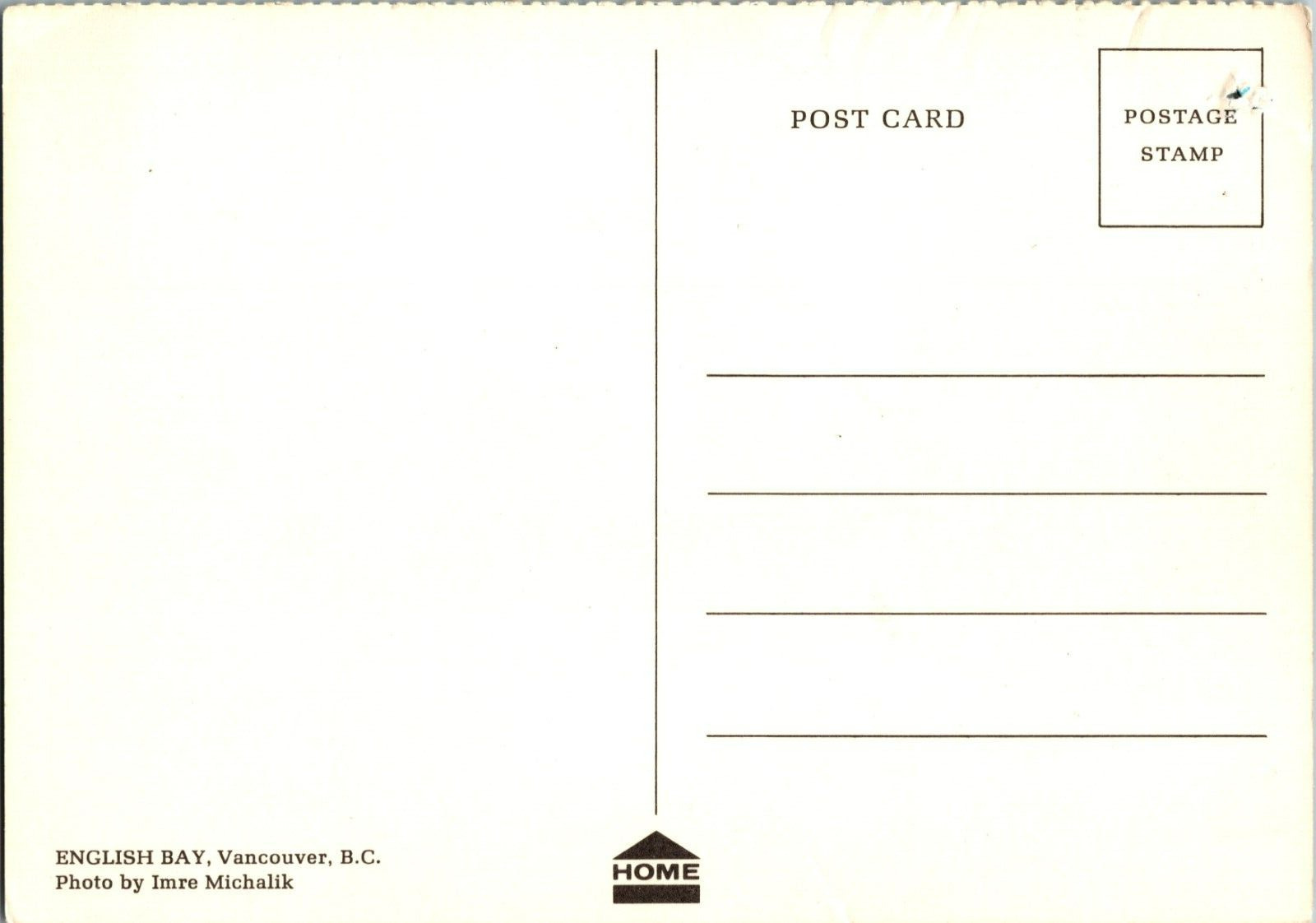 Vintage 60s Postcard English Bay Vancouver BC Beach Sunbathing ...