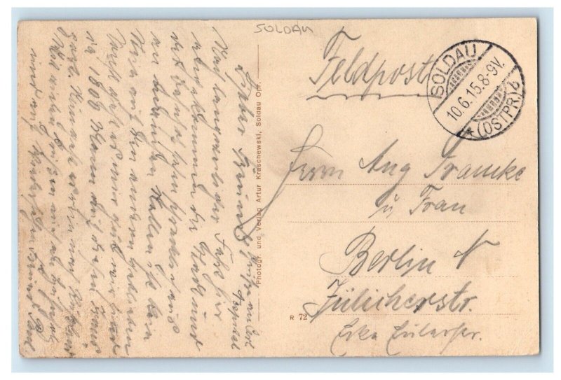 1915 Soldau Poland WW1 Shelled Building Family Concentration Camp ...