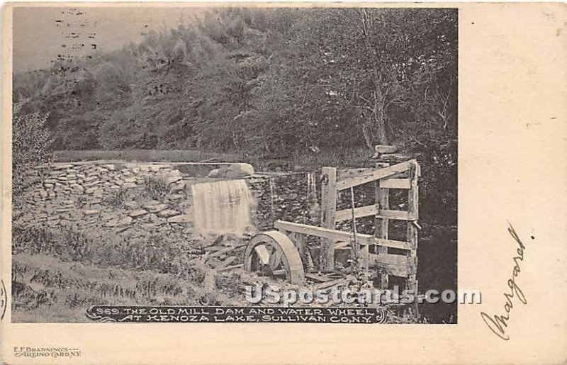 The Old Mill Dam and Water Wheel - Kenoza Lake, New York NY | Topics ...