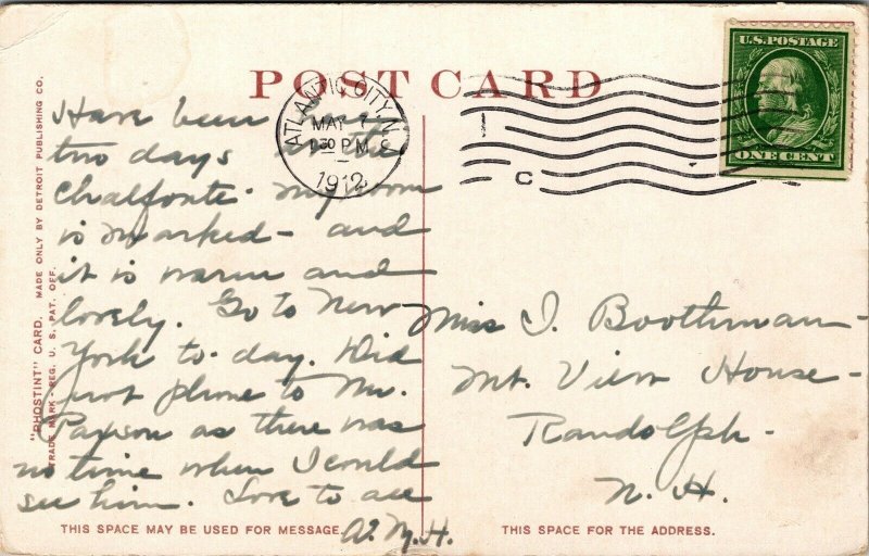 Vtg Atlantic City New Jersey NJ Haddon Hall and Chalfonte Hotel 1910s ...