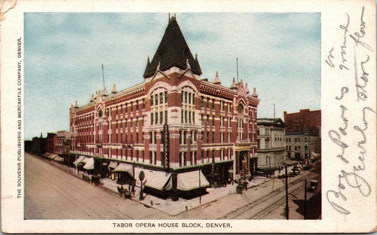 Postcard Tabor Opera House Block in Denver, Colorado~135826 | United ...