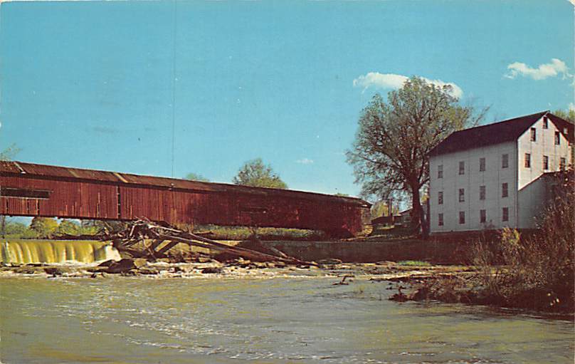 Bridgeton Bridge Built in 1868 - Parke County, Indiana IN | United ...