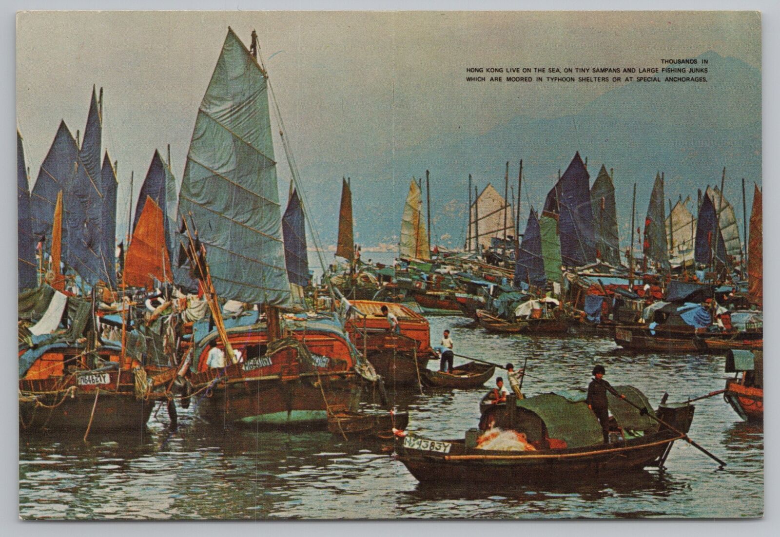 Transportation~Sampans & Fishing Junks~Castle Peak Bay~Hongkong ...
