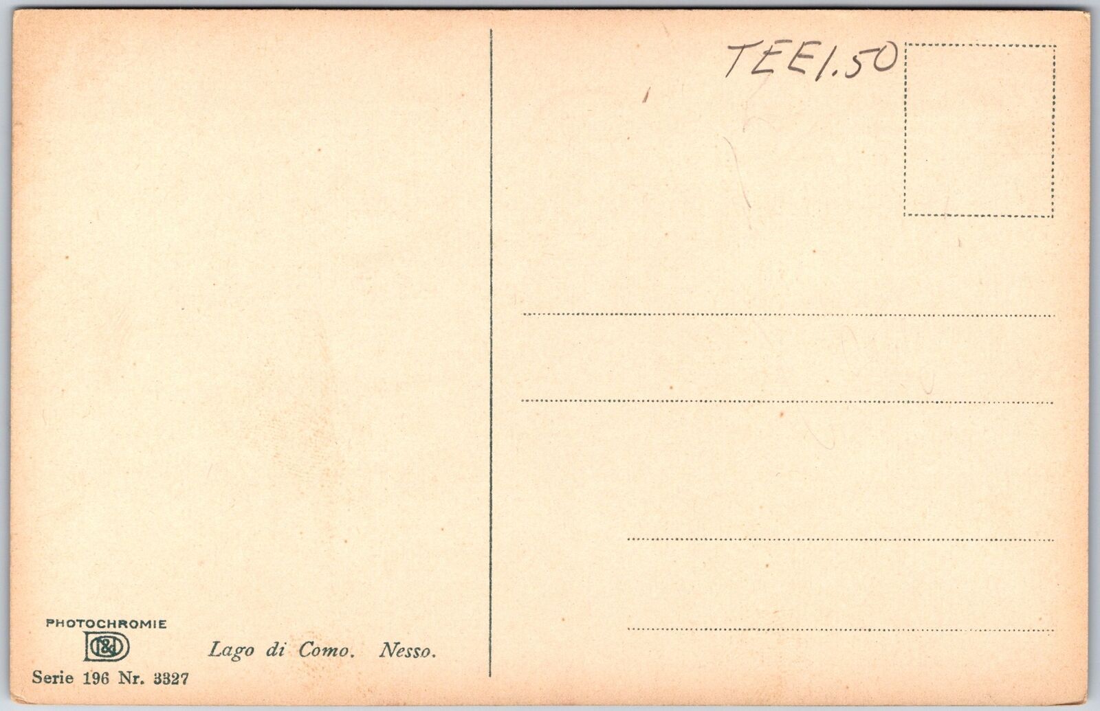 Lago Di Como Nesso Italy Waterfalls Cliff Houses Postcard | Europe ...