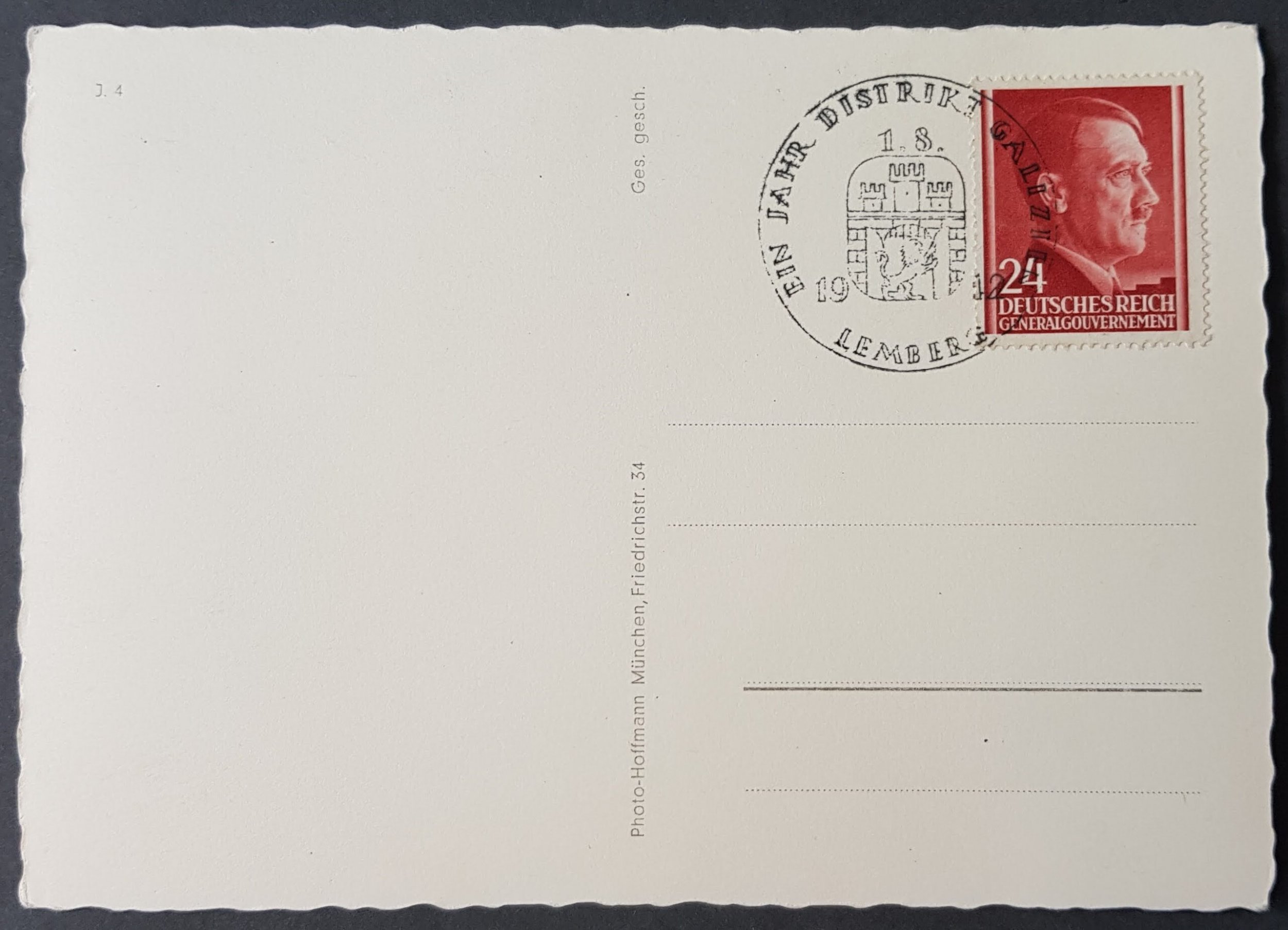 German Third Reich Original Nazi Postcard Hitler the Liberator of ...