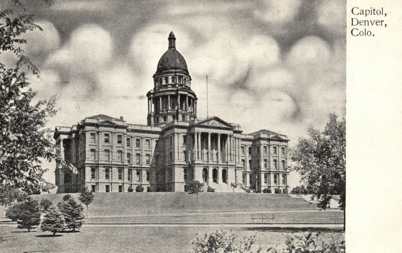 Vintage Postcard State Capitol Building Historical Landmark Denver ...