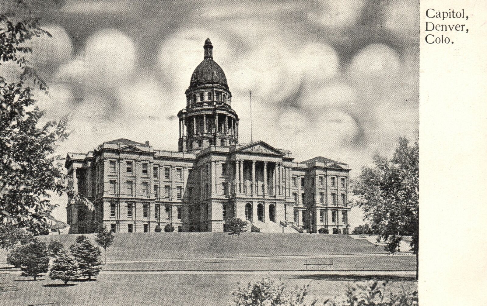 Vintage Postcard State Capitol Building Historical Landmark Denver ...
