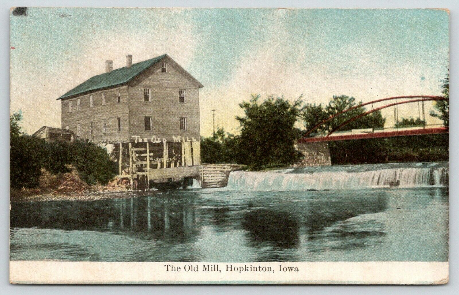 Hopkinton Iowa~The Old Mill & Dam~Bowstring Bridge~Esther in Senior ...