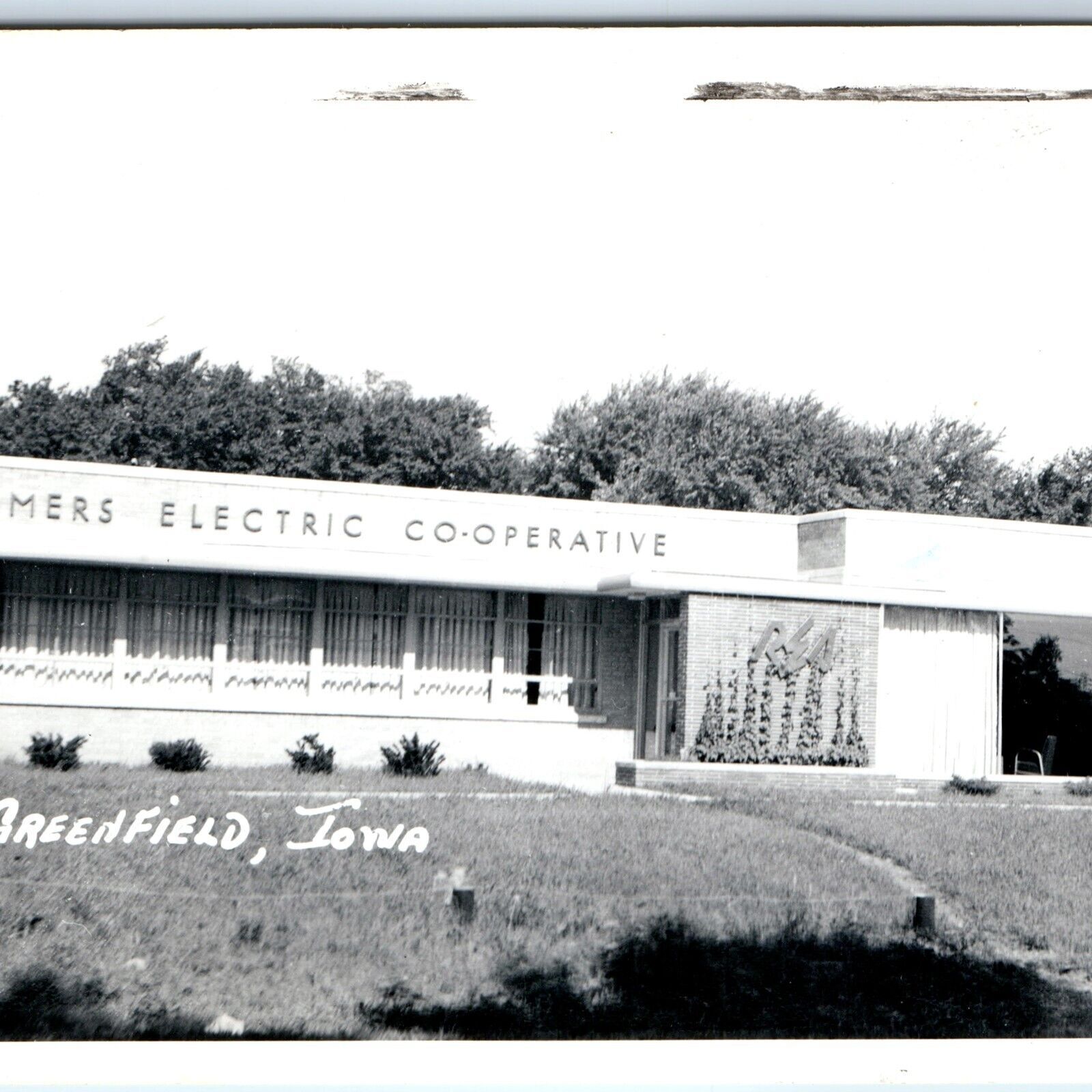 c1950s Greenfield, IA RPPC Farmers Electric Co-Operative Co-Op REA ...