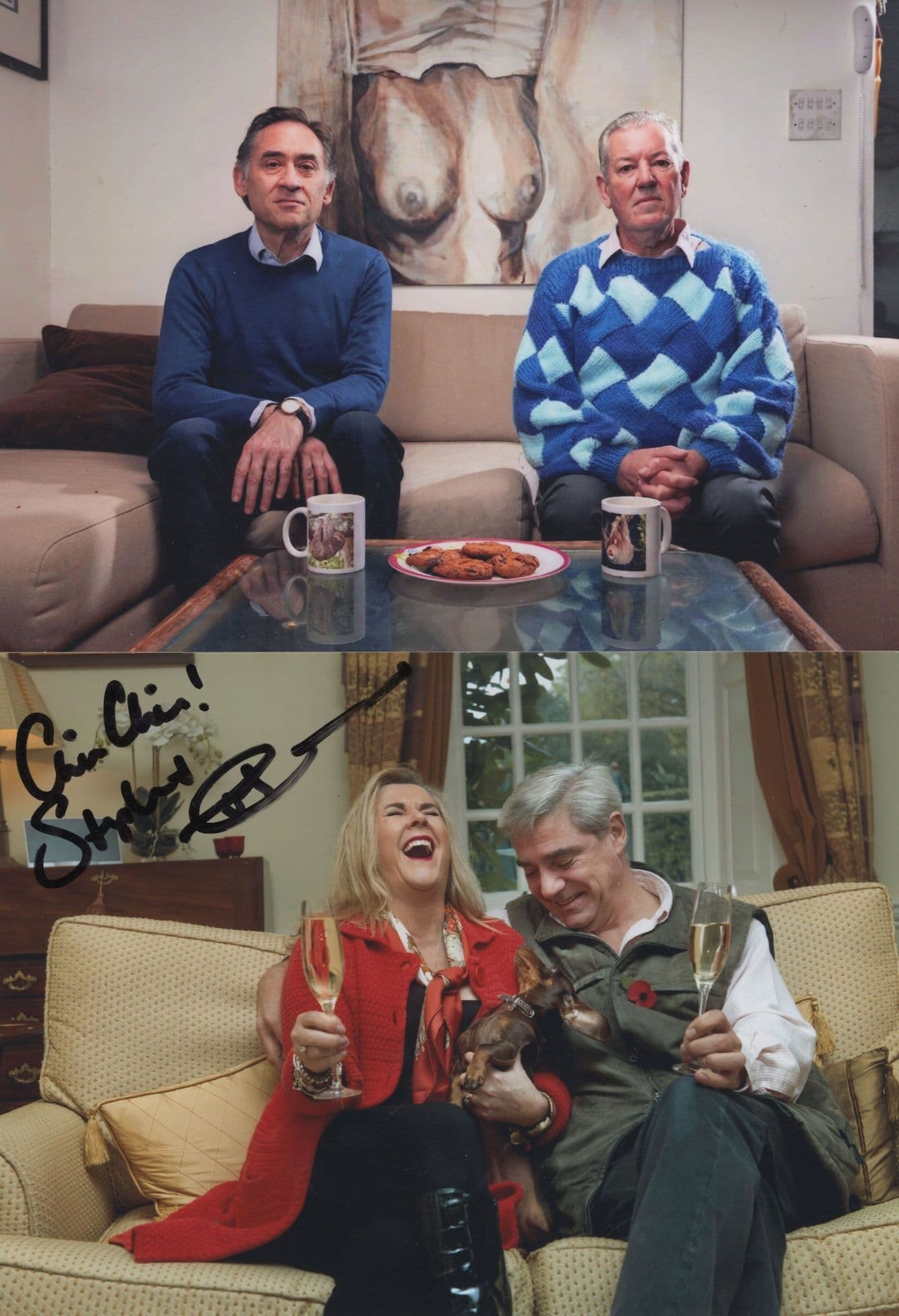 Gogglebox Bill & Joseph Reverse TRIPLE Hand Signed 2x Photo s | Topics ...
