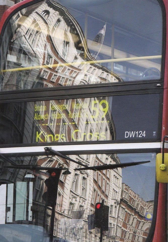 Kings Cross 59 Bus London Optical Illusion Photography Winner Rare ...