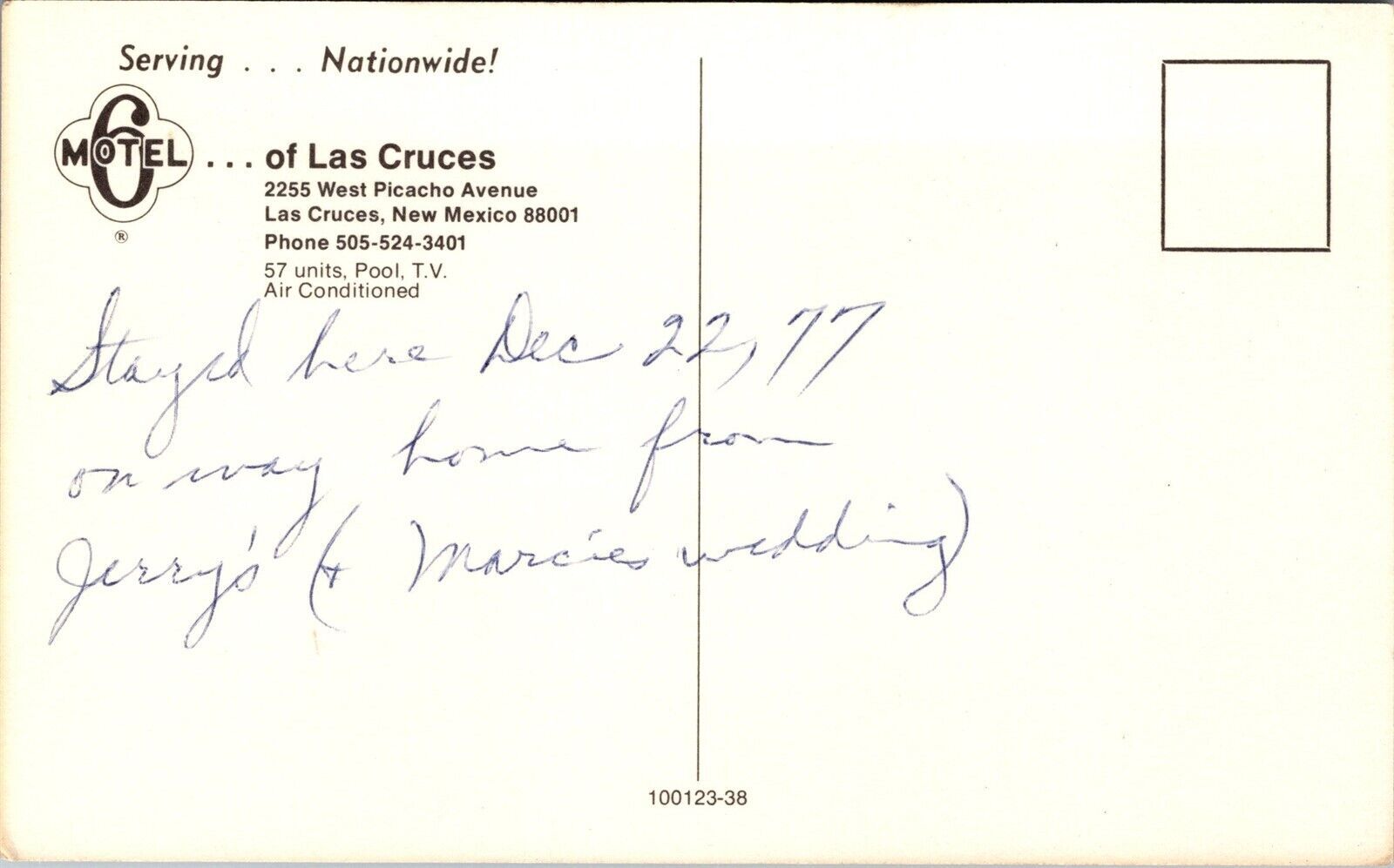 Vtg Las Cruces New Mexico NM Motel 6 1970s Chrome Roadside View ...