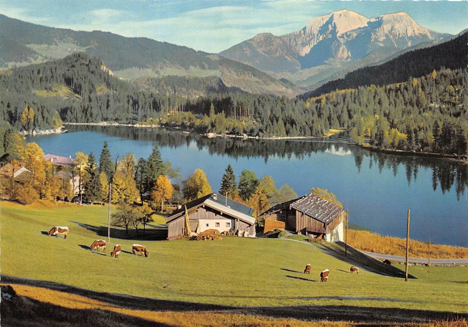 GG2427 hintersee bei berchtesgaden mit goll und brett germany | Europe ...