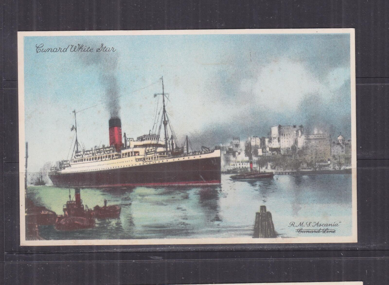 " RMS ASCANIA '', CUNARD WHITE STAR LINE, c1930 ppc., unused. | Other ...