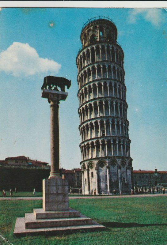Vintage Postcard Leaning Tower of Pisa Italy Posted in 1969 With 4 ...