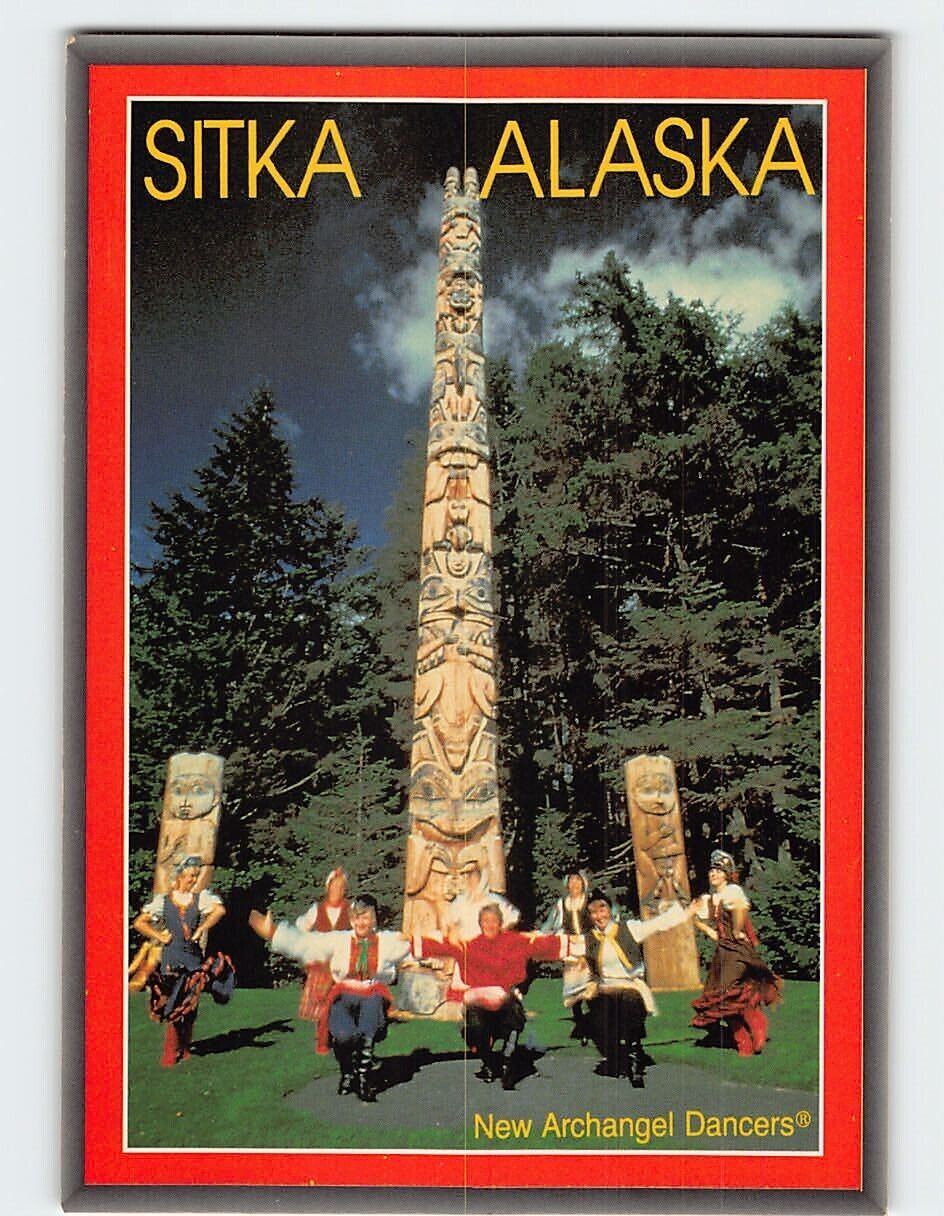 Postcard New Archangel Dancers, Sitka, Alaska | United States - Alaska ...